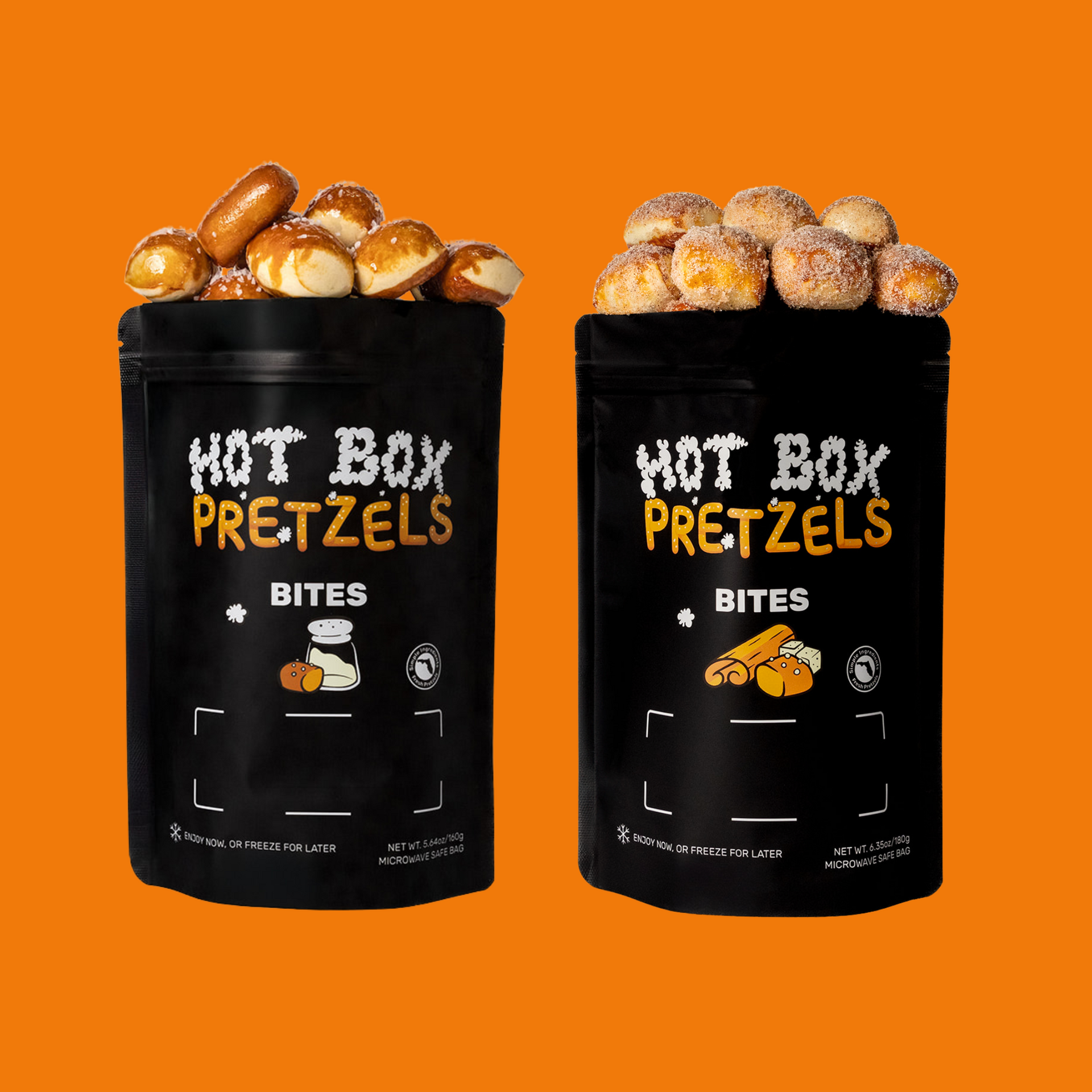 Hot Box Pretzel Bites Boxes